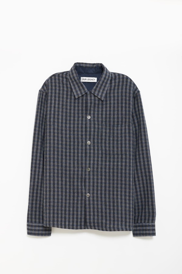 OUR LEGACY OYSTER CHECK HEUSEN SHIRT | IAMNUE OUR LEGACY OYSTER CHECK HEUSEN SHIRT | IAMNUE
